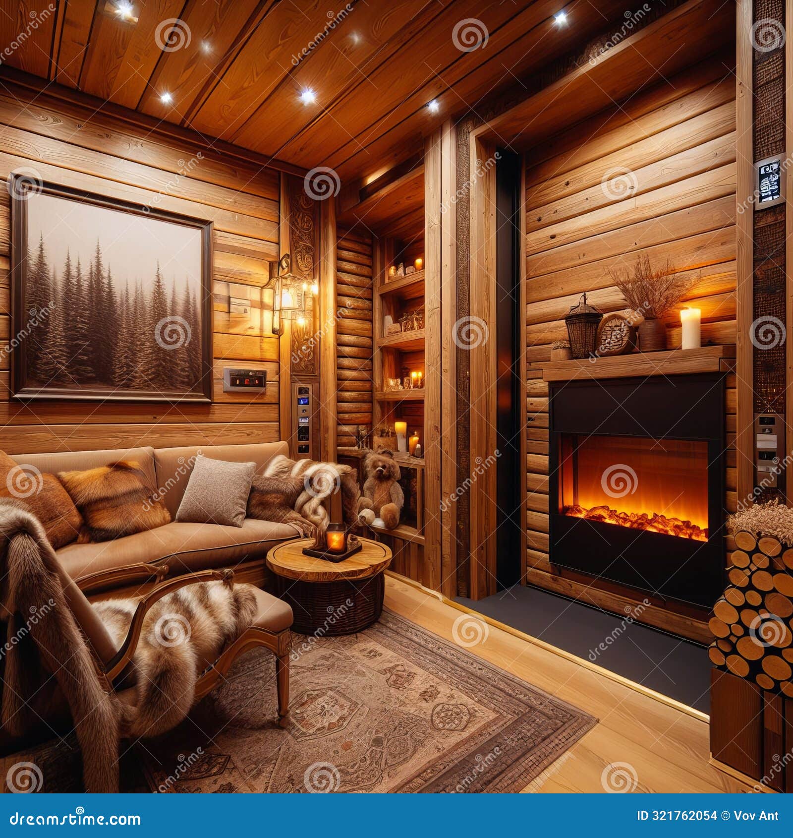 167 88. a Cozy Elevator Interior Designed To Look Like a Rusti Stock ...