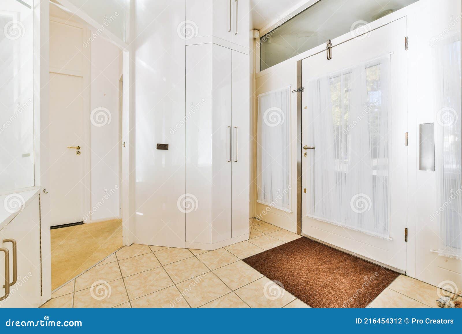Cozy empty room stock photo. Image of estate, home, elegant - 216454312