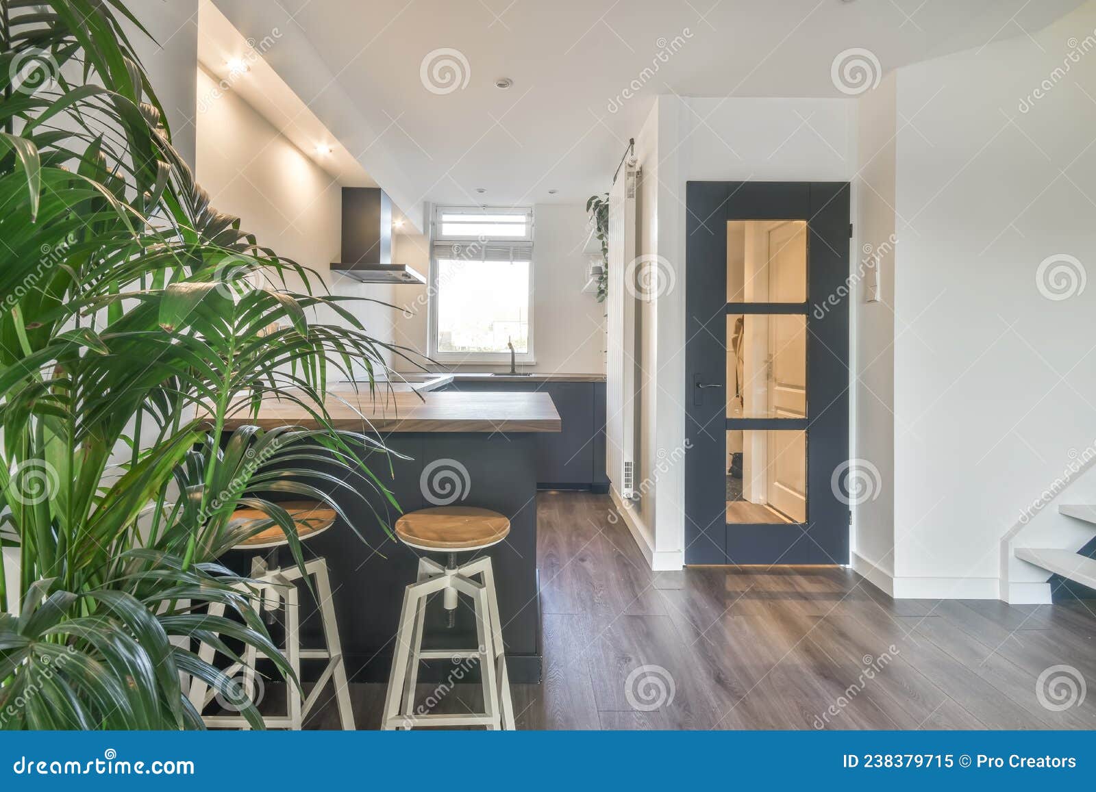Cozy kitchen zone stock image. Image of interior, decorative - 238379715