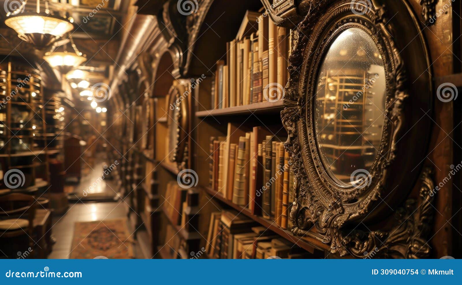 A Cozy Reading Nook with a Reflection of Knowledge Stock Photo - Image ...