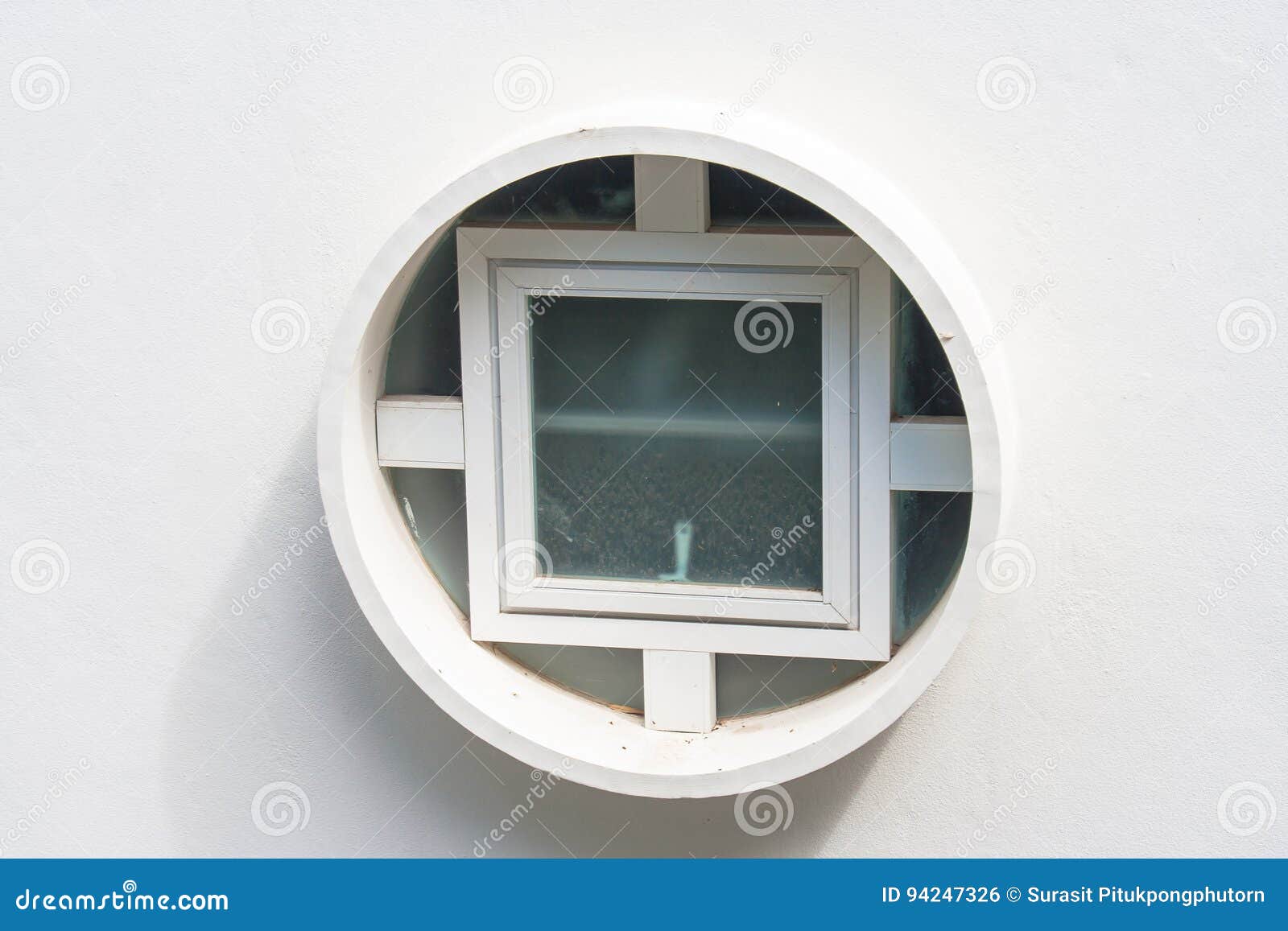 Rounded Window As Abstract Architecture Detail Stock Photography ...