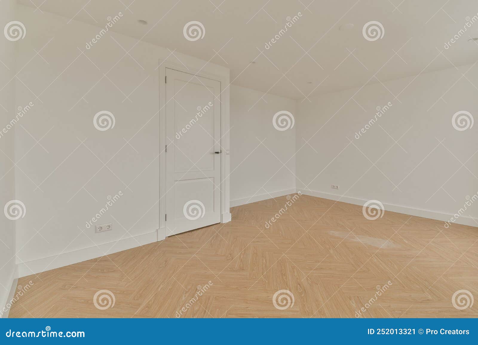 Spacious empty room stock image. Image of design, residential - 252013321