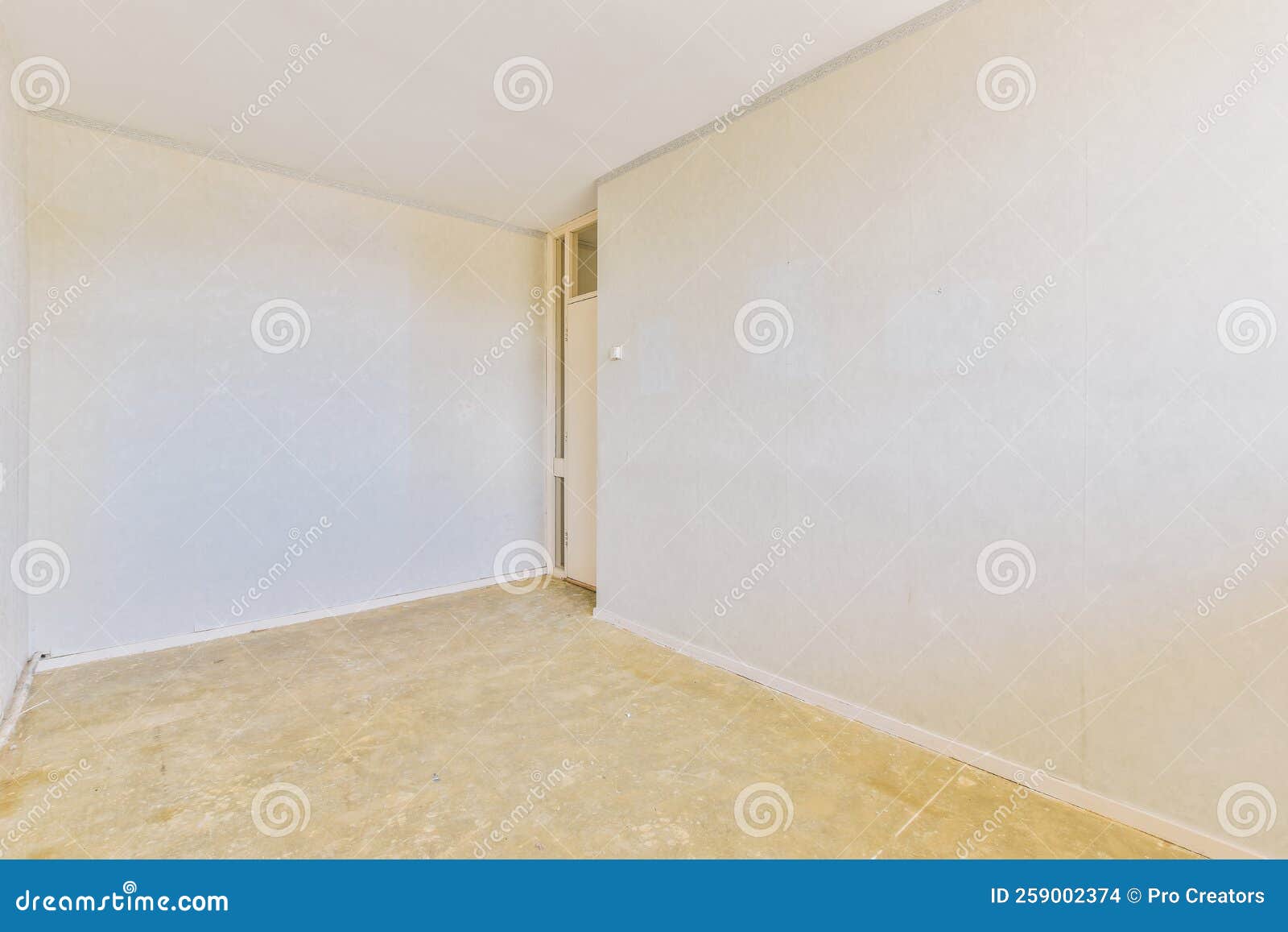 Spacious empty room stock photo. Image of real, home - 259002374