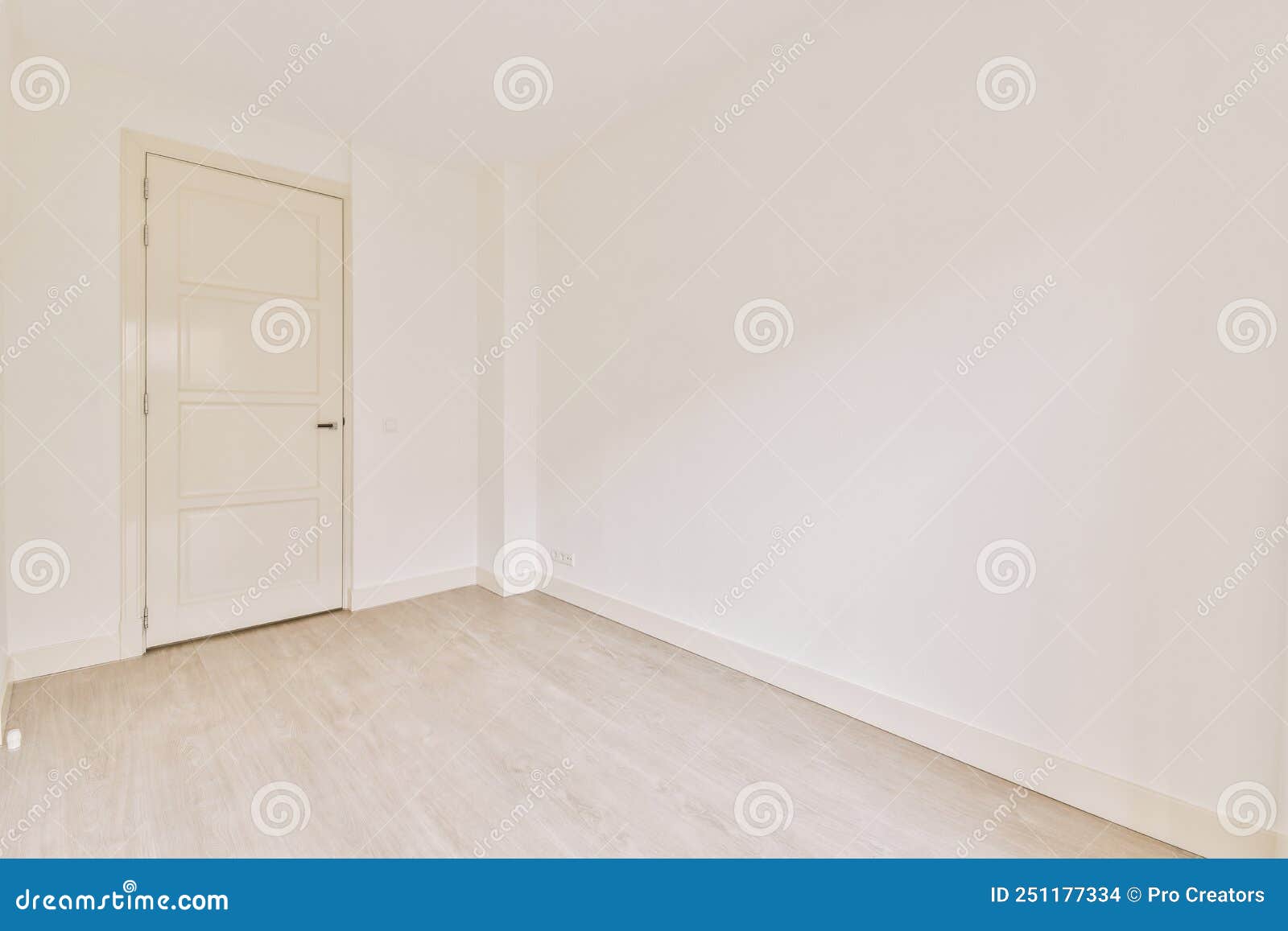 Spacious empty room stock photo. Image of style, empty - 251177334