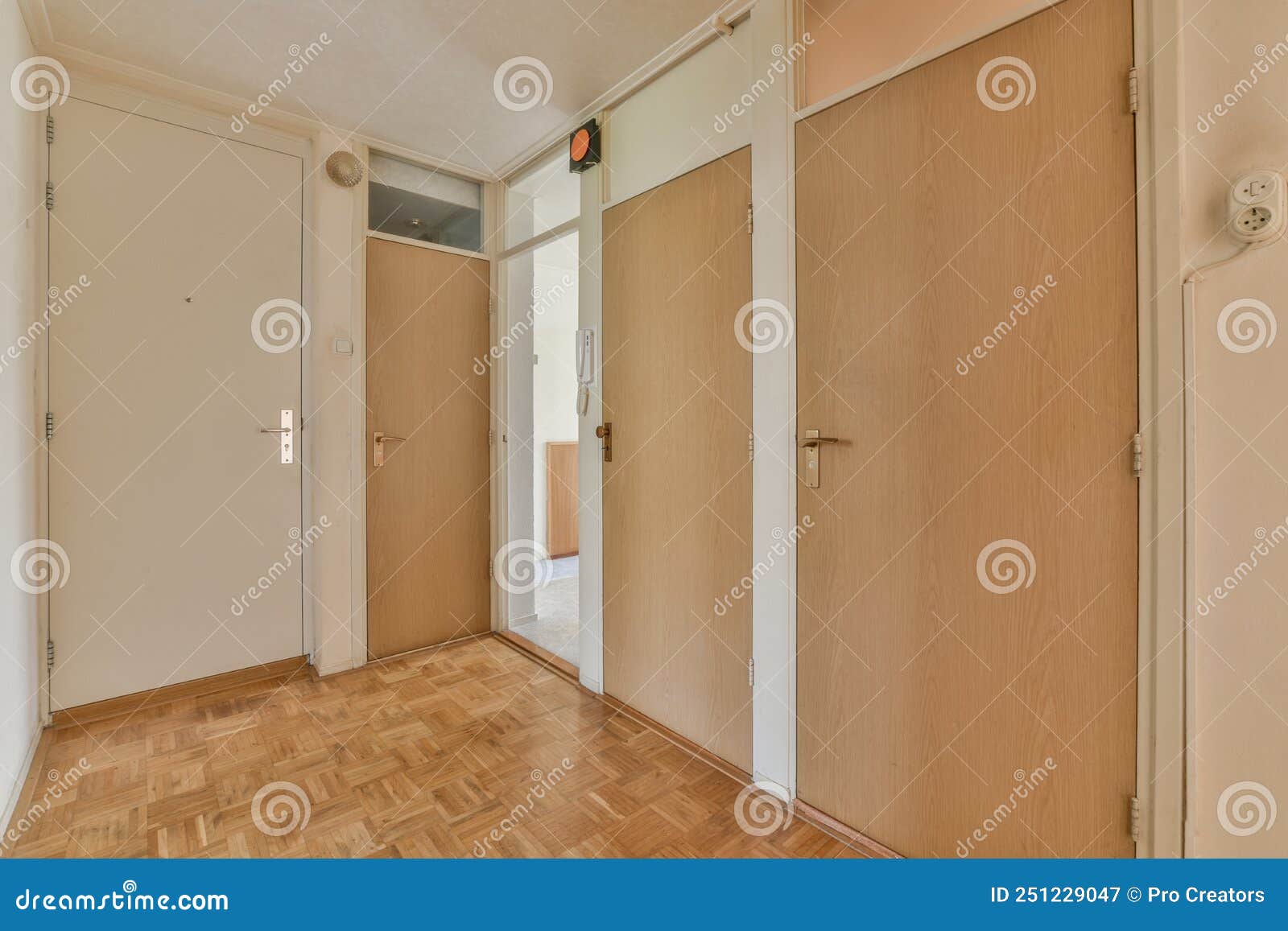 Spacious empty room stock image. Image of style, modern - 251229047