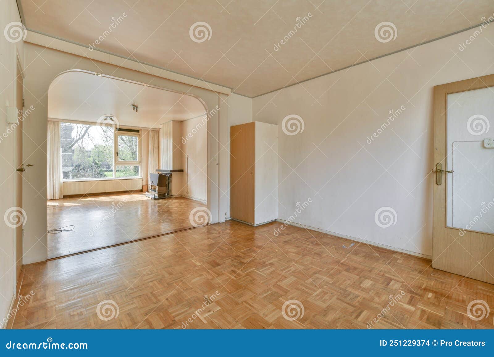 Spacious empty room stock photo. Image of house, spacious - 251229374