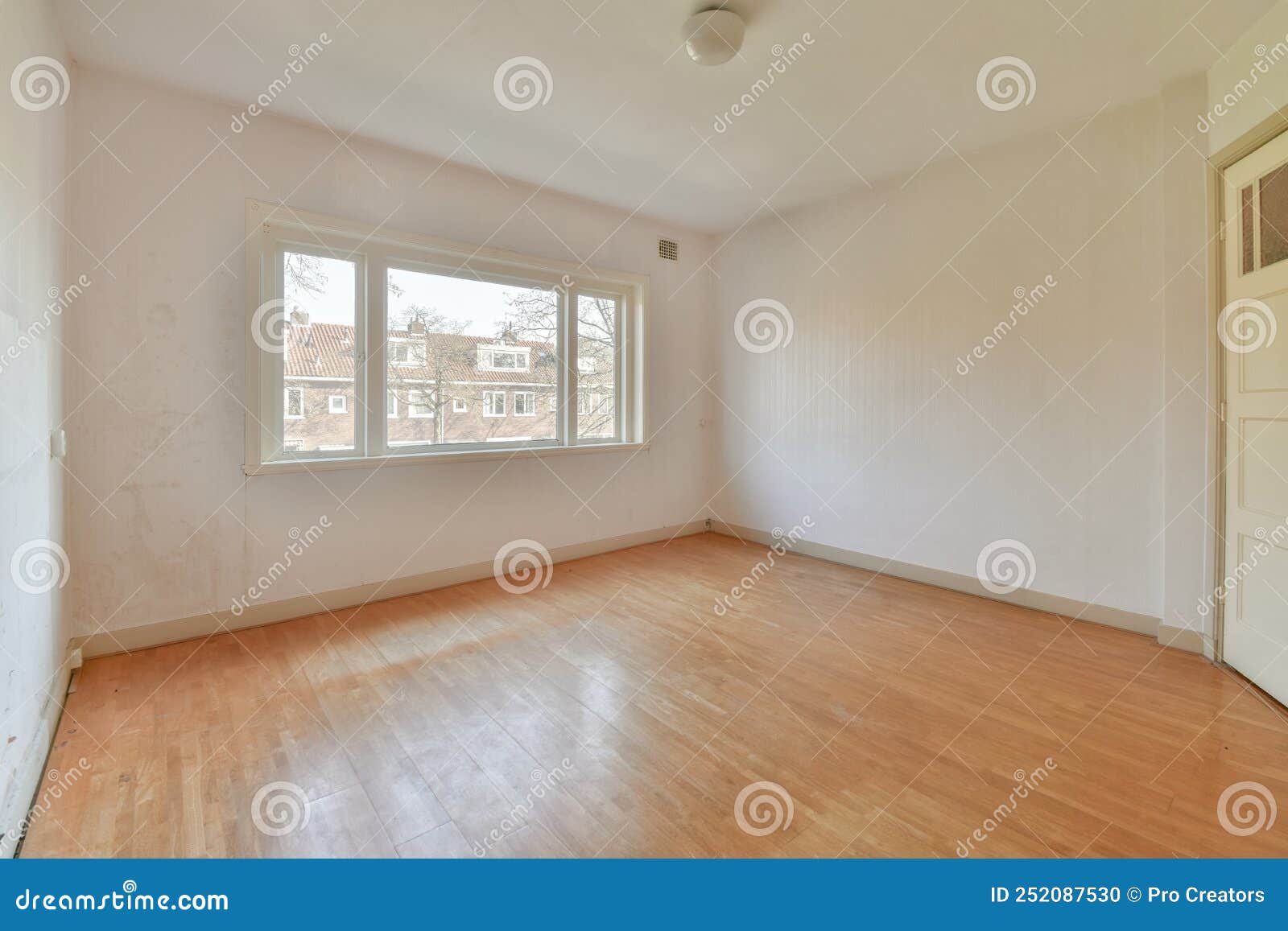 Spacious empty room stock photo. Image of design, luxury - 252087530