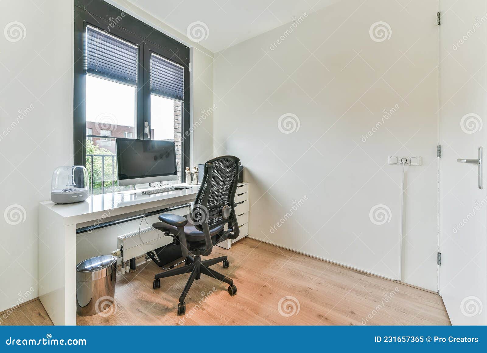 Spacious office room stock image. Image of spacious - 231657365