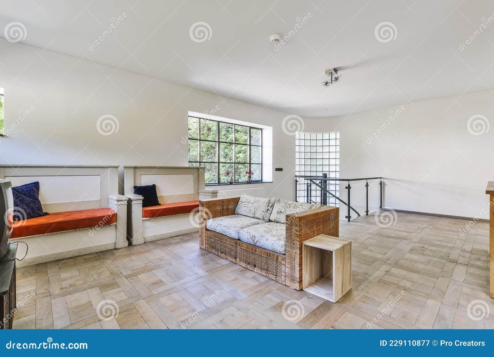Cozy spacious room stock image. Image of interior, luxurious - 229110877