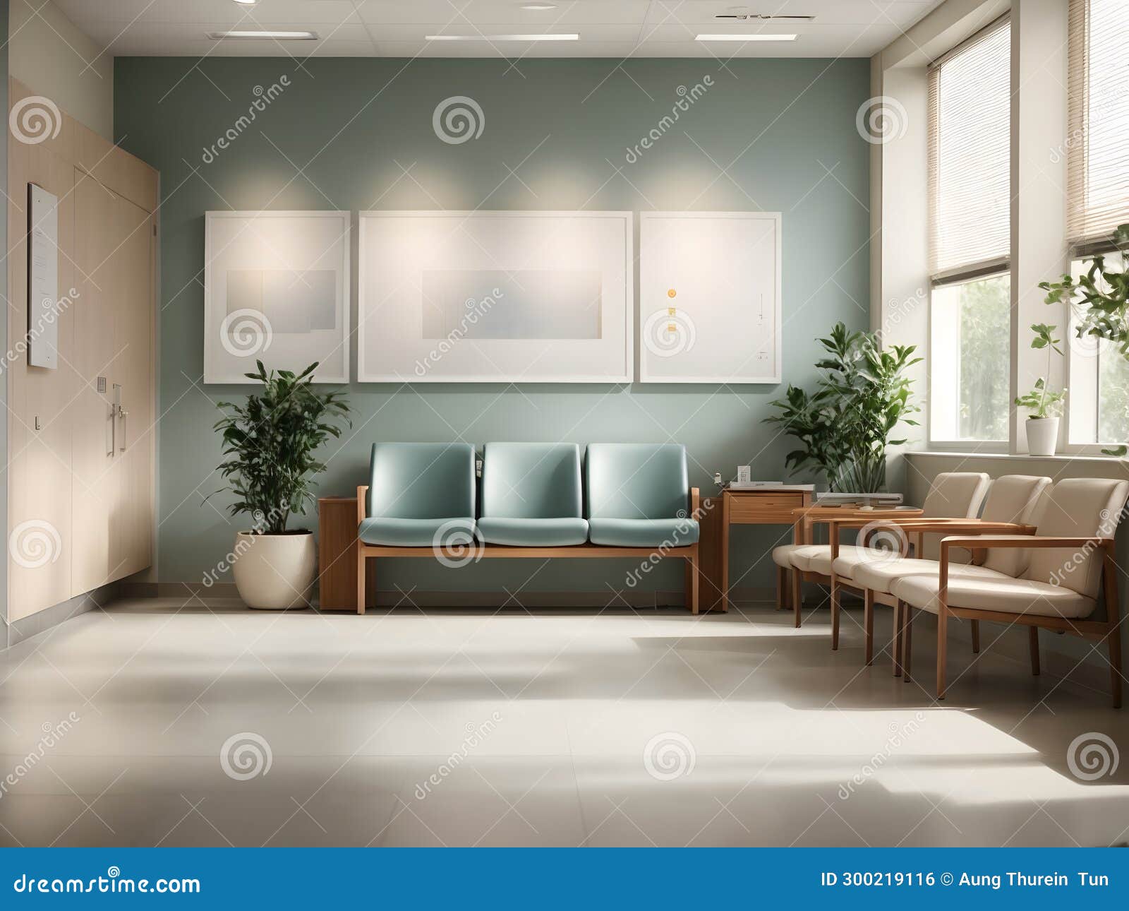 A cozy waiting room stock photo. Image of doctor, hygiene - 300219116