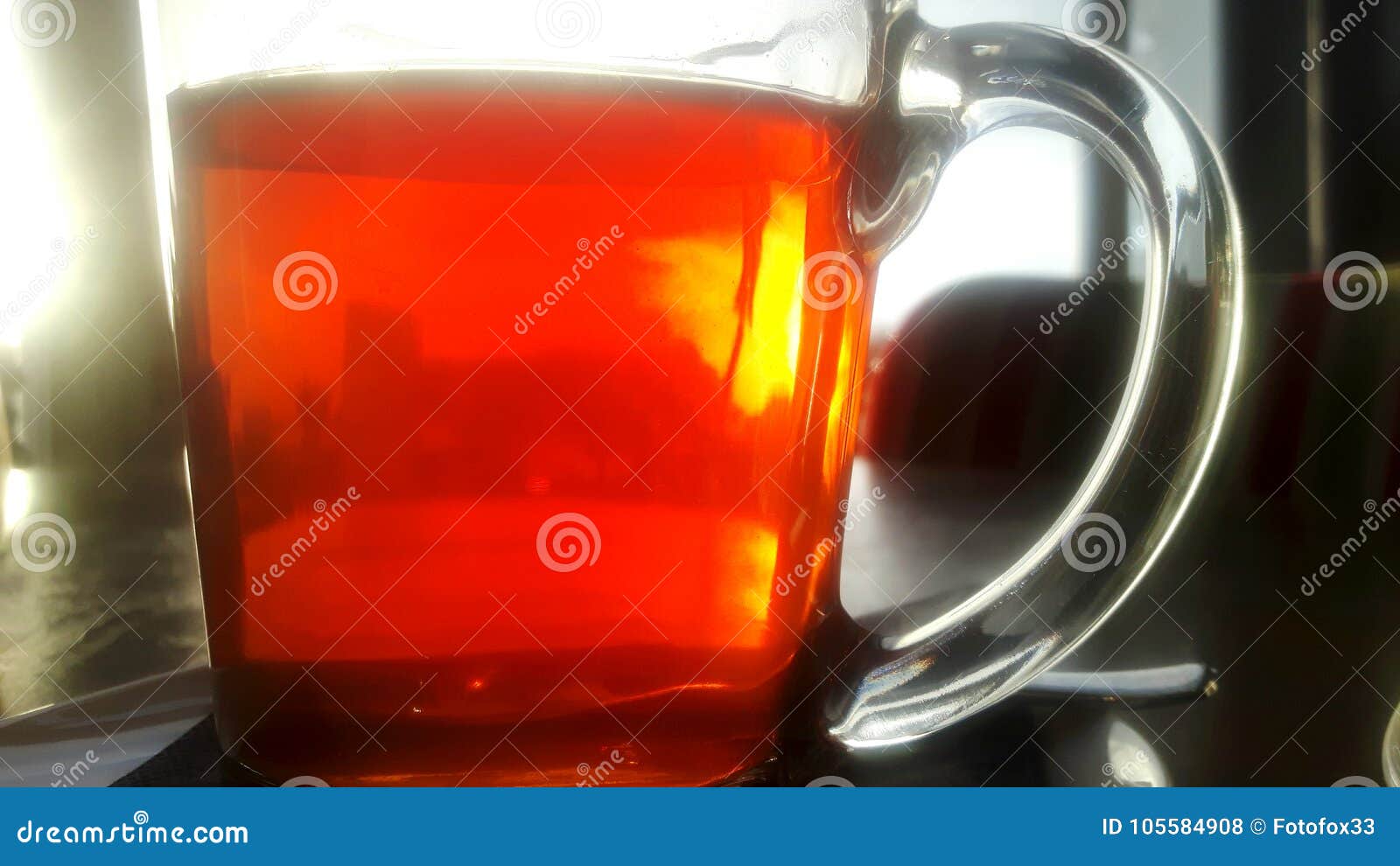 Cup of Hot Tea in Bar on Table Stock Photo - Image of drink, cozy ...