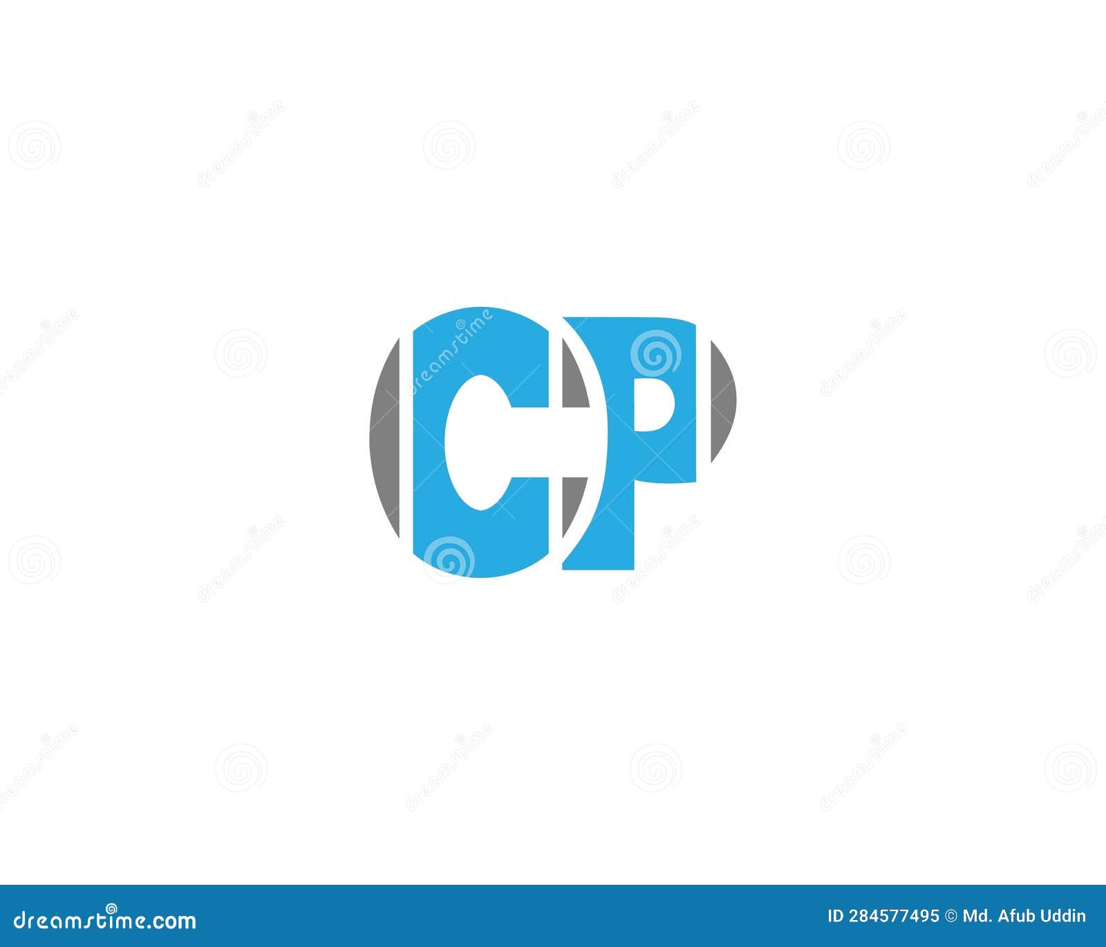CP Letter Initial Logo Design Icon. Stock Vector - Illustration of ...