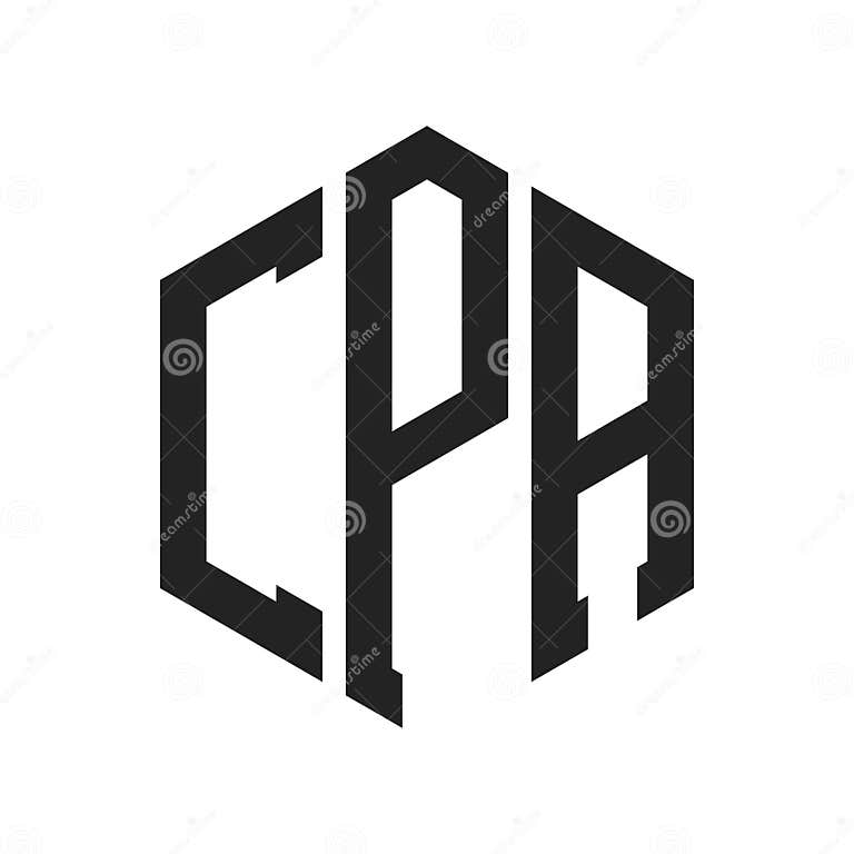 CPA Logo Design. Initial Letter CPA Monogram Logo Using Hexagon Shape ...
