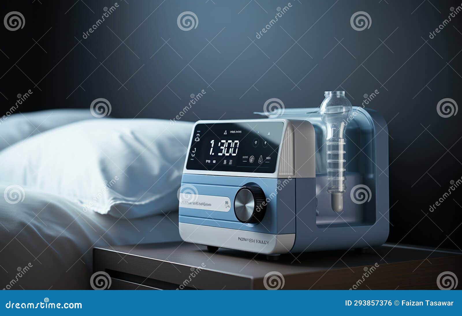 CPAP Machine Icons Depict Breathing Support, Continuous Airflow, And ...