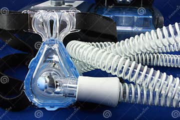 CPAP Mask and Machine with Humidifier Editorial Photo - Image of ...