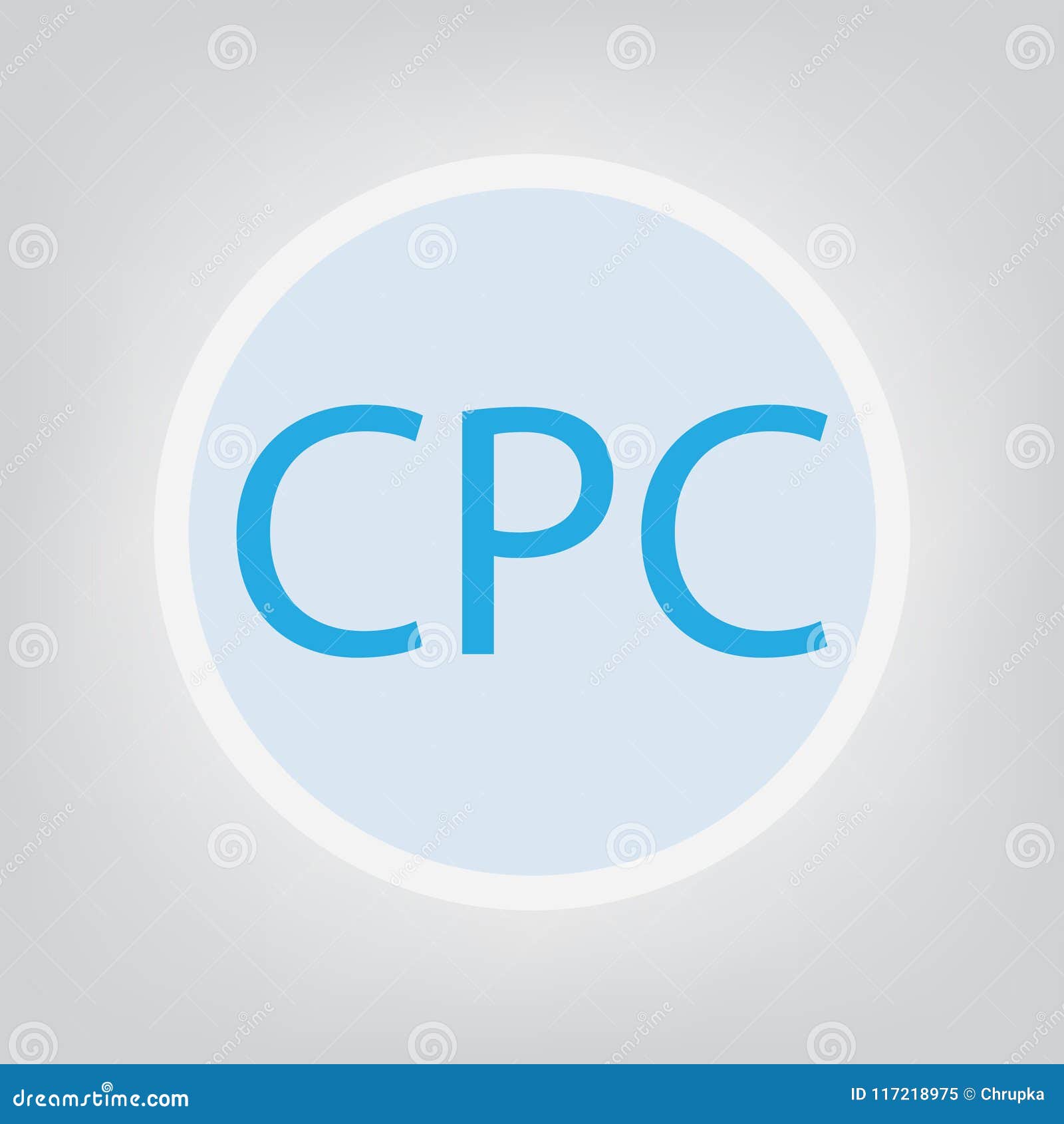 CPC Cost Per Click concept stock vector. Illustration of programming ...
