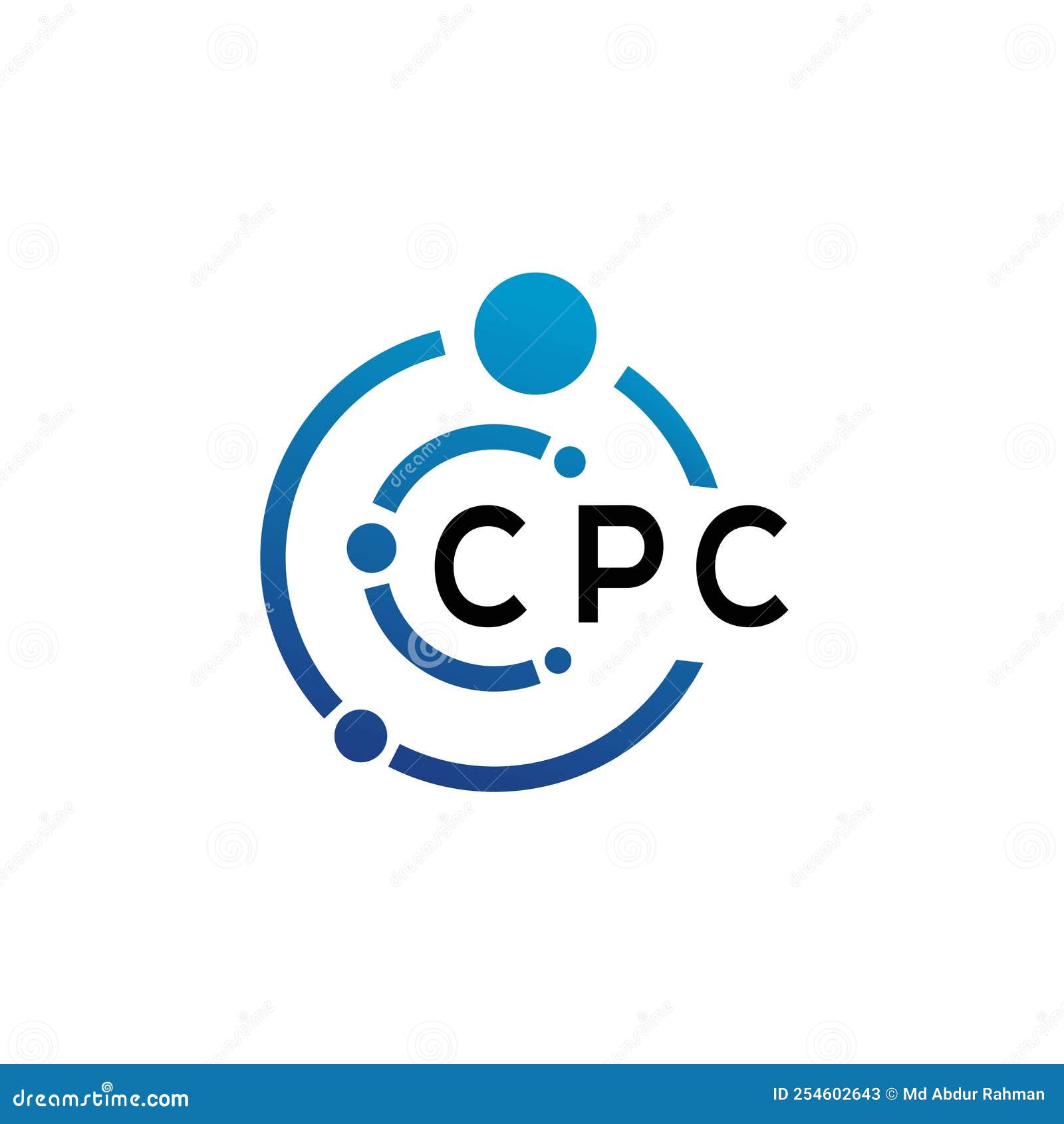 CPC Letter Logo Design On White Background. CPC Creative Initials ...