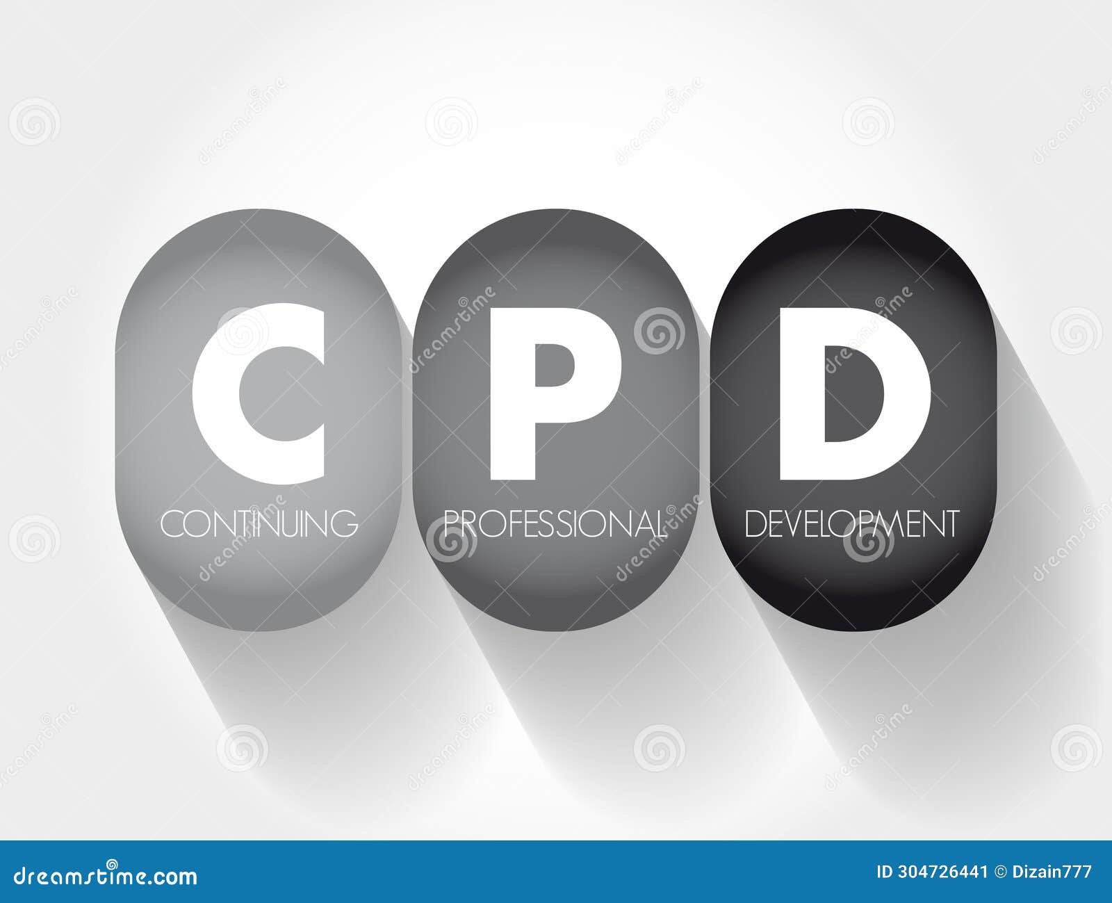 Cpd Continuing Professional Development Acronym Business Concept ...