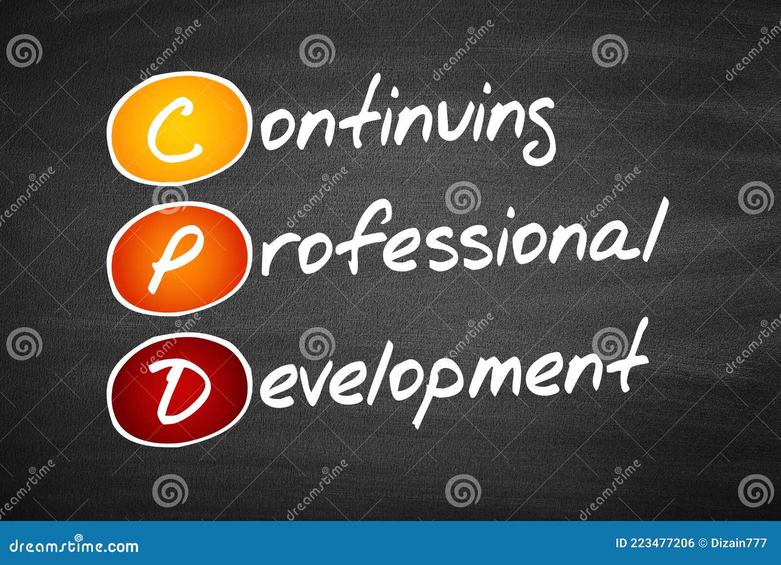 CPD - Continuing Professional Development, Acronym Business Concept on ...