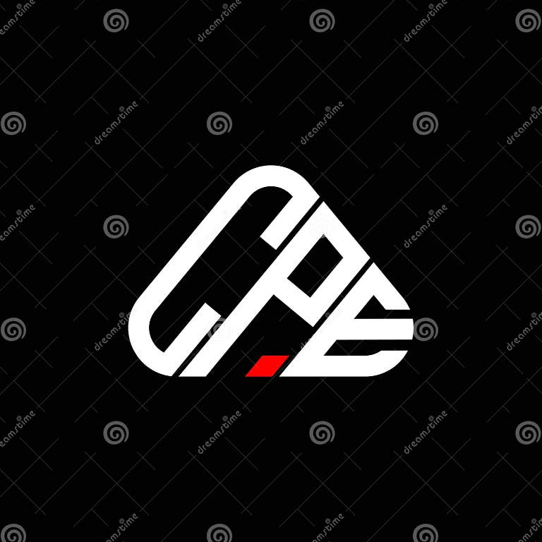 CPE Letter Logo Creative Design with Vector Graphic, CPE Simple and ...