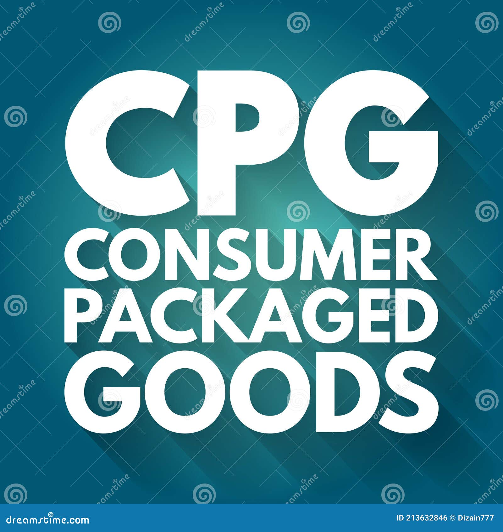 CPG, Consumer Packaged Goods. Concept With People, Letters And Icons ...