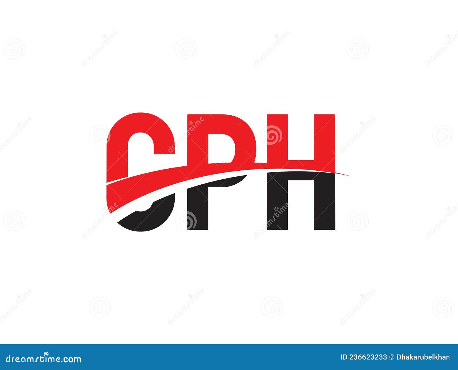 CPH Letter Initial Logo Design Vector Illustration Stock Vector ...