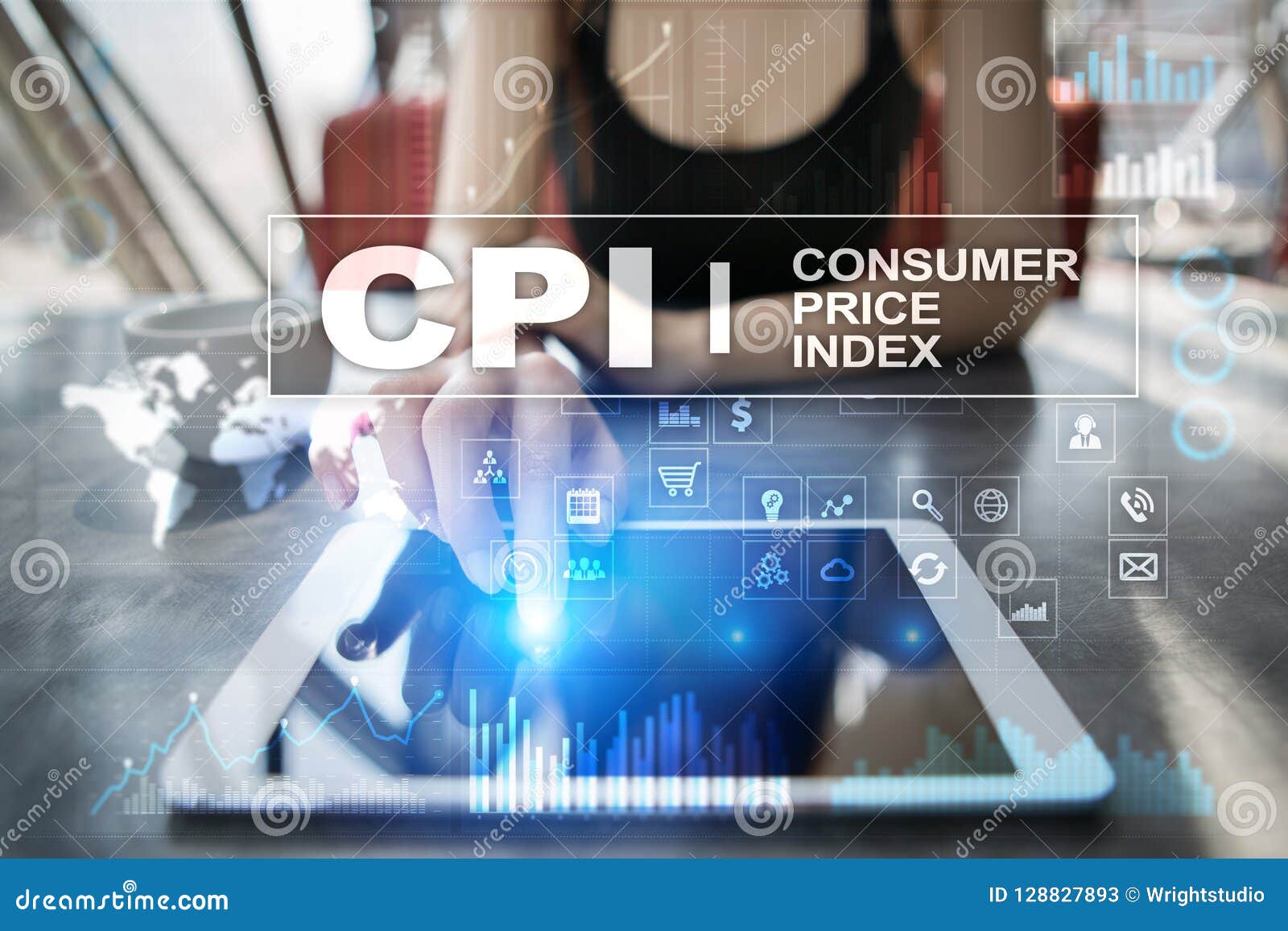 CPI. Consumer Price Index Concept on Virtual Screen. Stock Image ... CPI. Consumer Price Index Concept on Virtual Screen. Stock Image ...