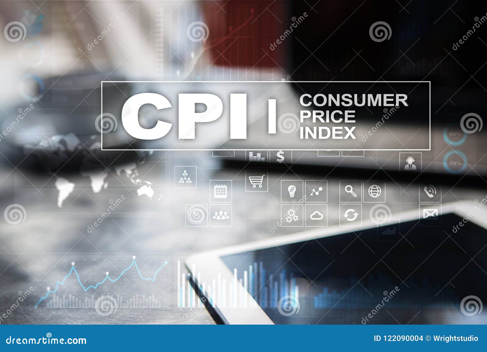 CPI. Consumer Price Index Concept on Virtual Screen. Stock Photo ... CPI. Consumer Price Index Concept on Virtual Screen. Stock Photo ...
