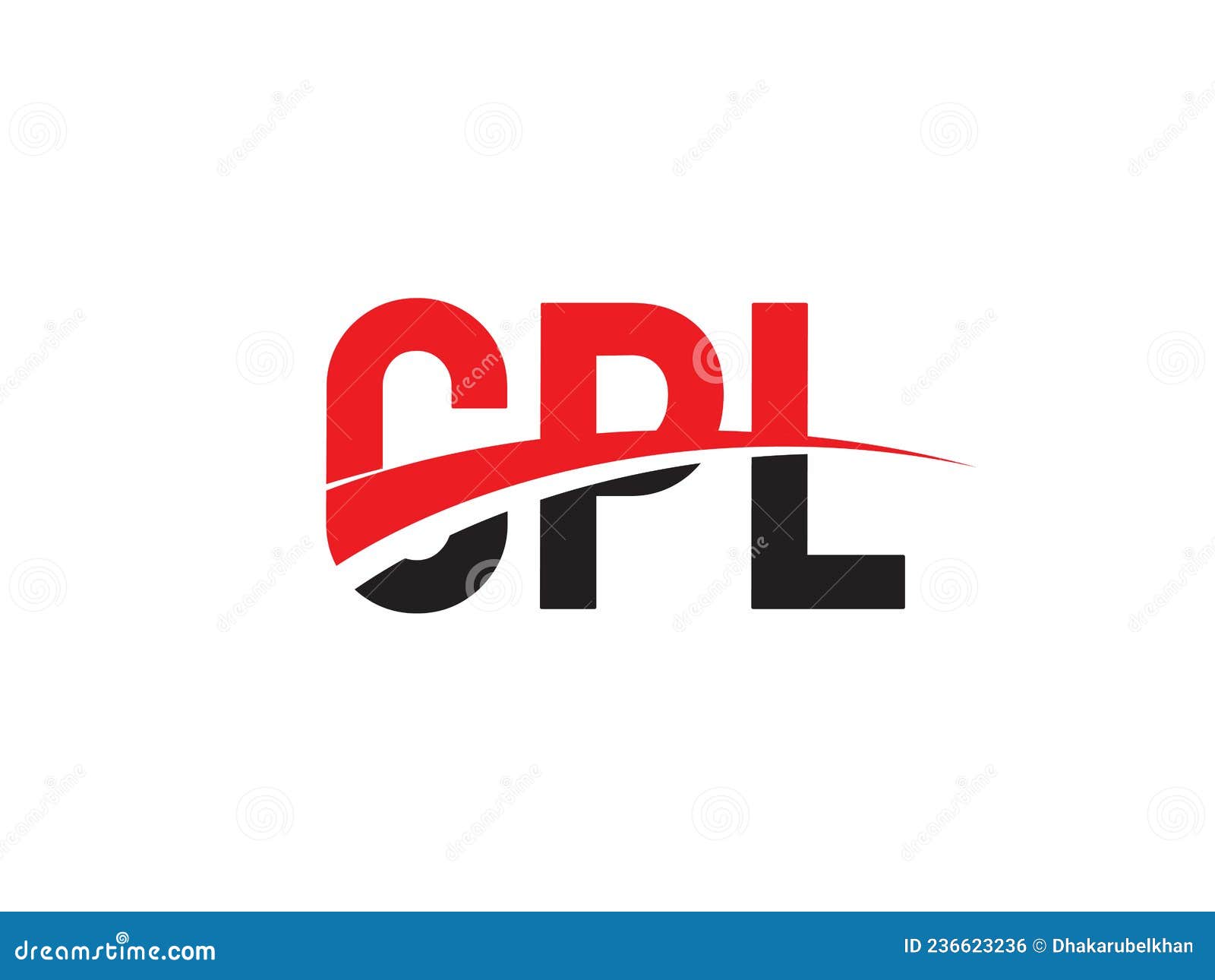 CPL Letter Initial Logo Design Vector Illustration Stock Vector ...