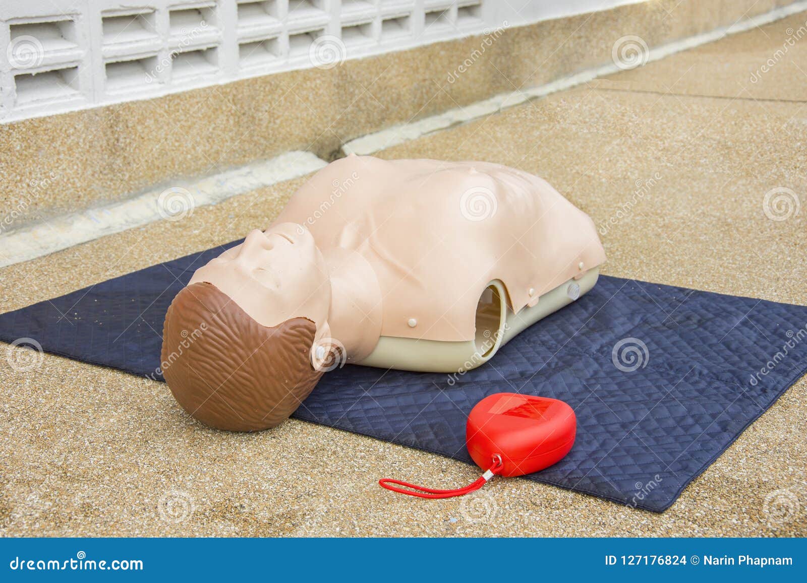 Cpr dummy training stock photo. Image of practice, rescue - 127176824