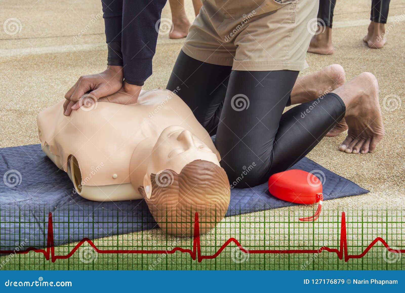 Cpr dummy training stock image. Image of practice, chest - 127176879