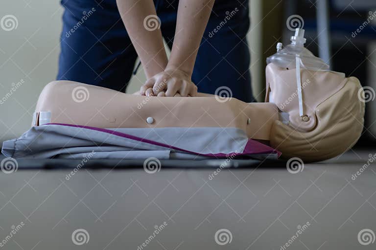 CPR. First Aid Training Concept Stock Photo - Image of circulation ...