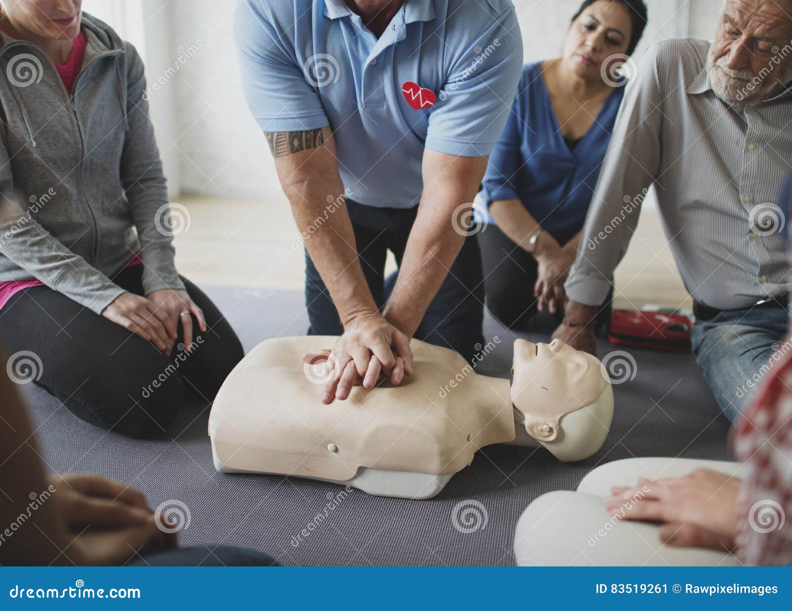 First Aid And CPR Training Using Automated External Defibrillator ...