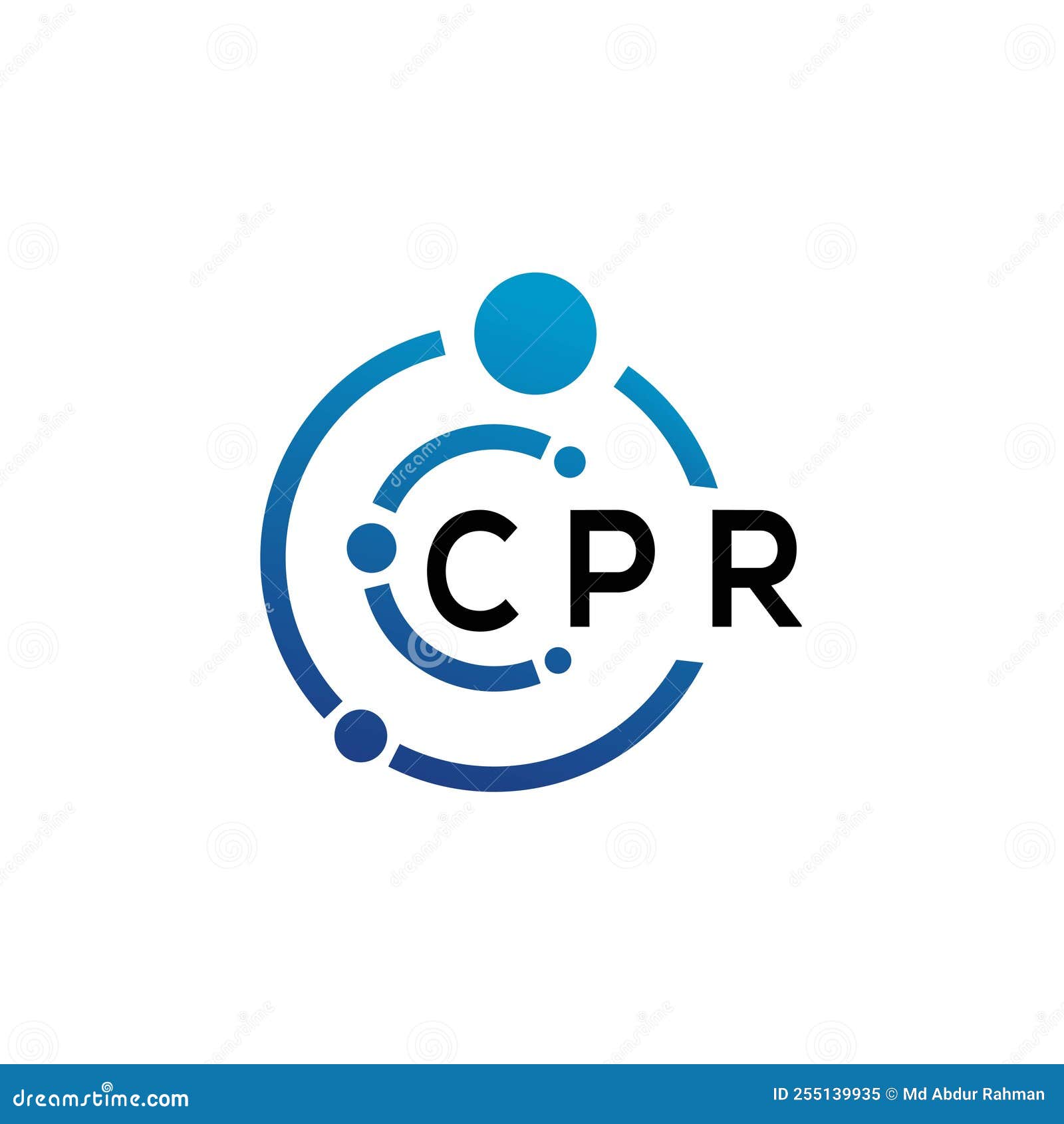 CPR Letter Logo Design on White Background. CPR Creative Initials ...