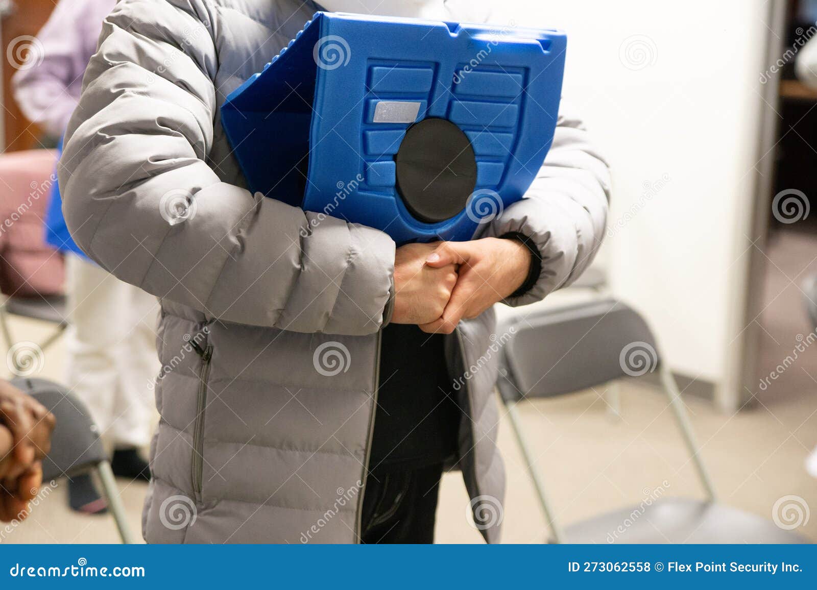 CPR Training Class by Security Guard in Office Stock Photo - Image of ...