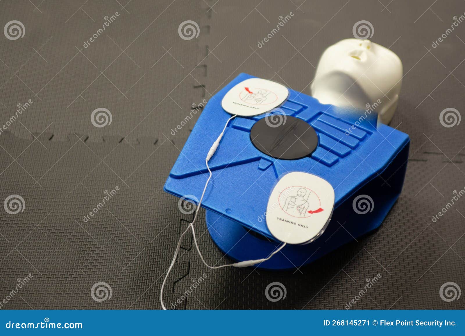 CPR Training Class by Security Guard in Office Stock Image - Image of ...