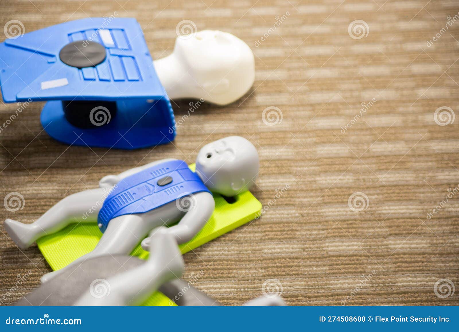 CPR Training Class by Security Guard in Office Stock Photo - Image of ...