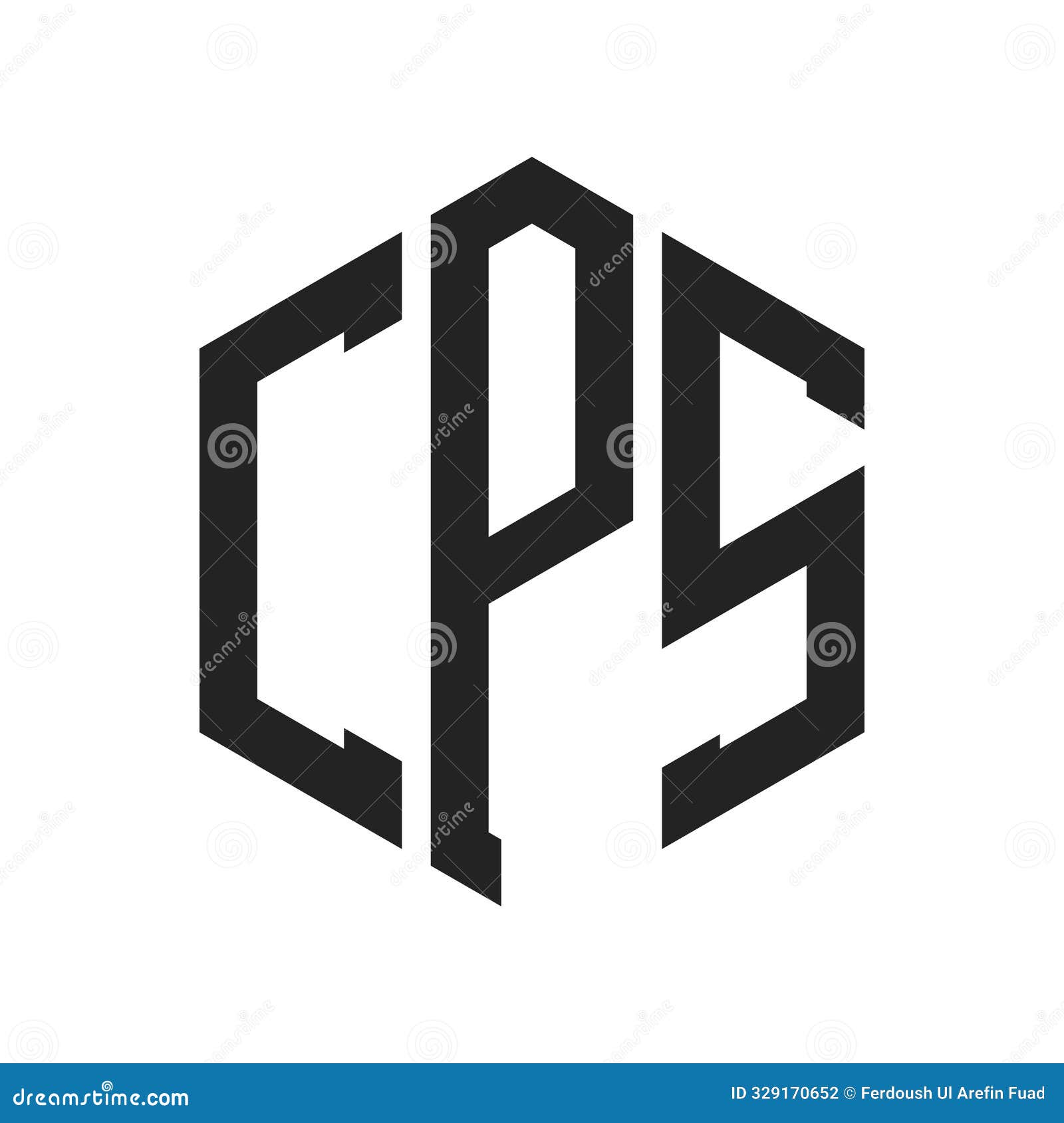 CPS Logo Design. Initial Letter CPS Monogram Logo Using Hexagon Shape ...