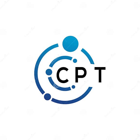 CPT Letter Logo Design on White Background. CPT Creative Initials ...