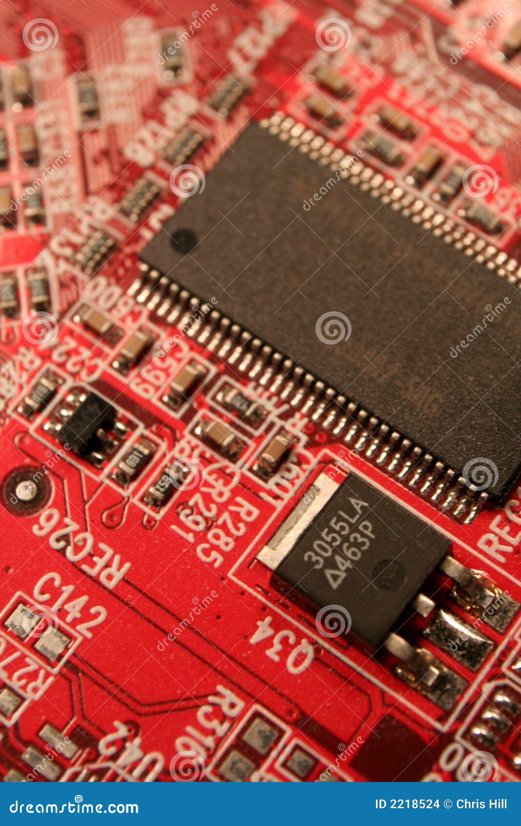 CPU stock photo. Image of digital, electronics, circuit - 2218524