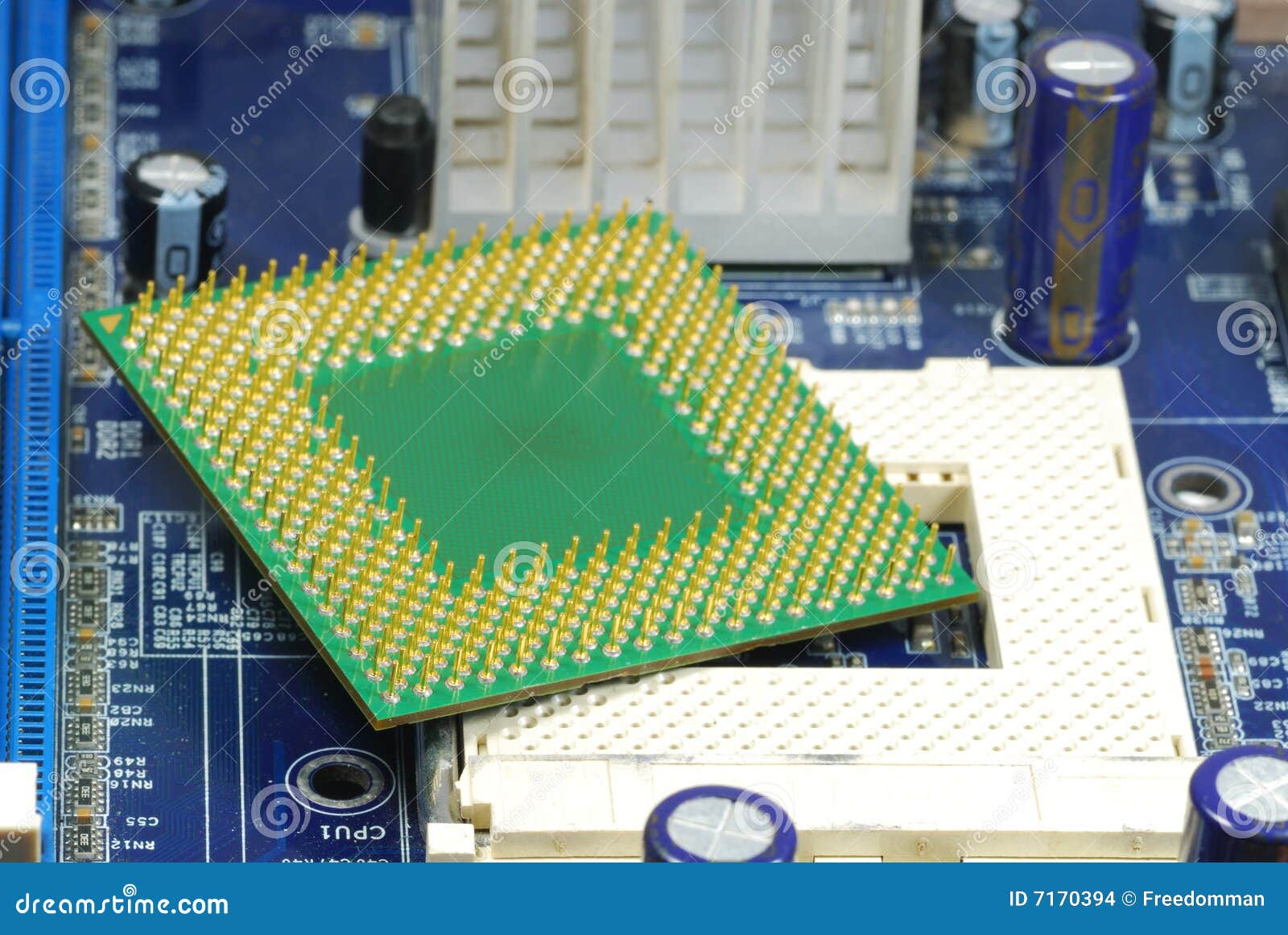 Cpu stock photo. Image of electronic, central, computer - 7170394