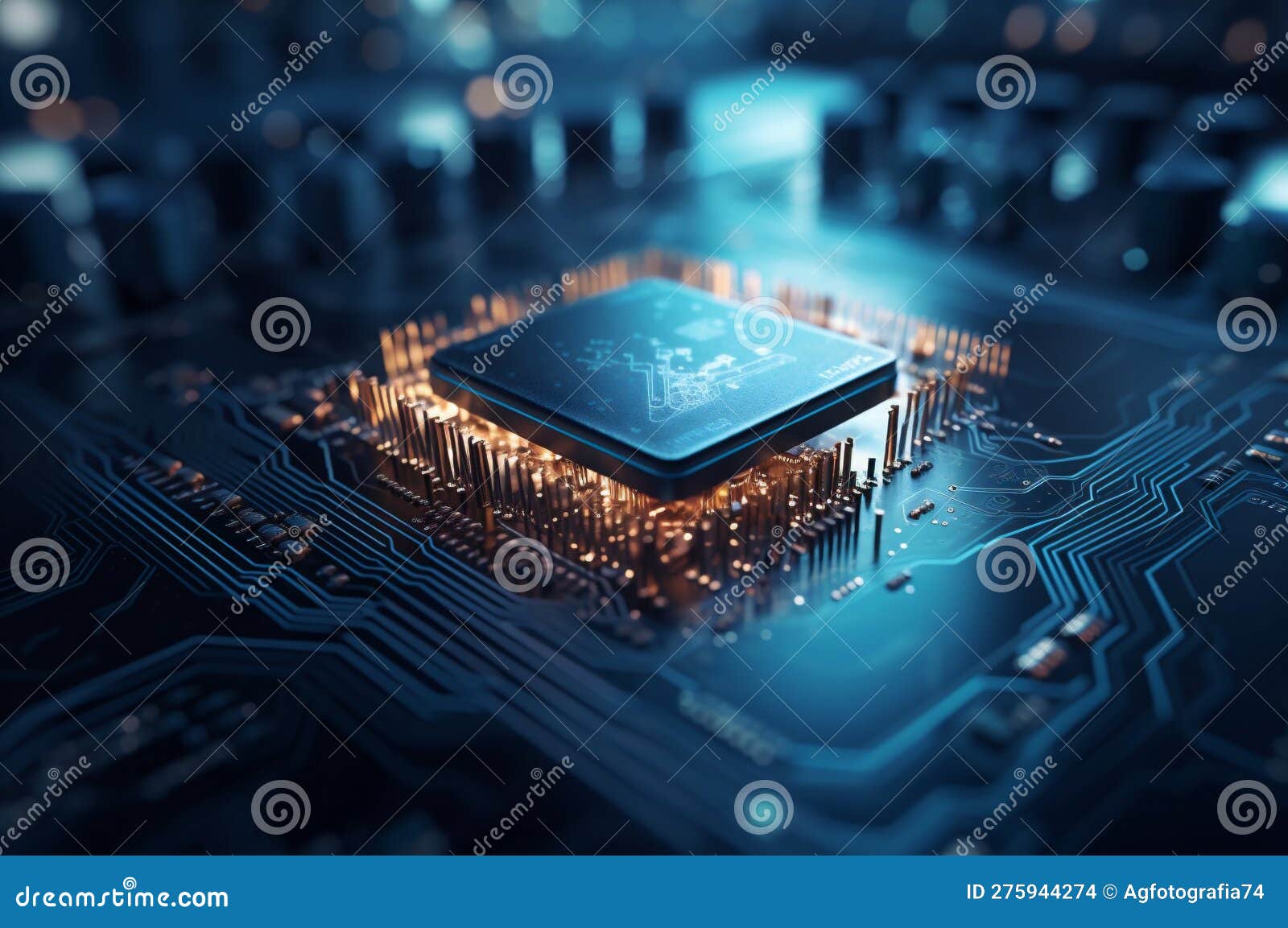 CPU Advanced Central Processing Unit Concept Network Security ...