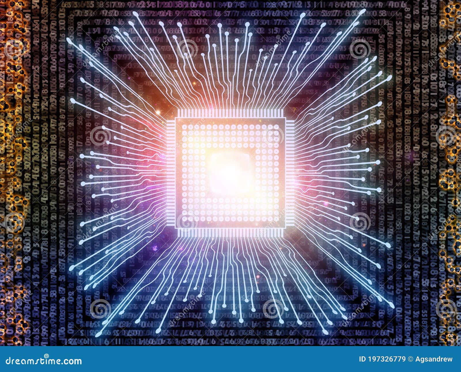 CPU Background stock illustration. Illustration of emit - 197326779
