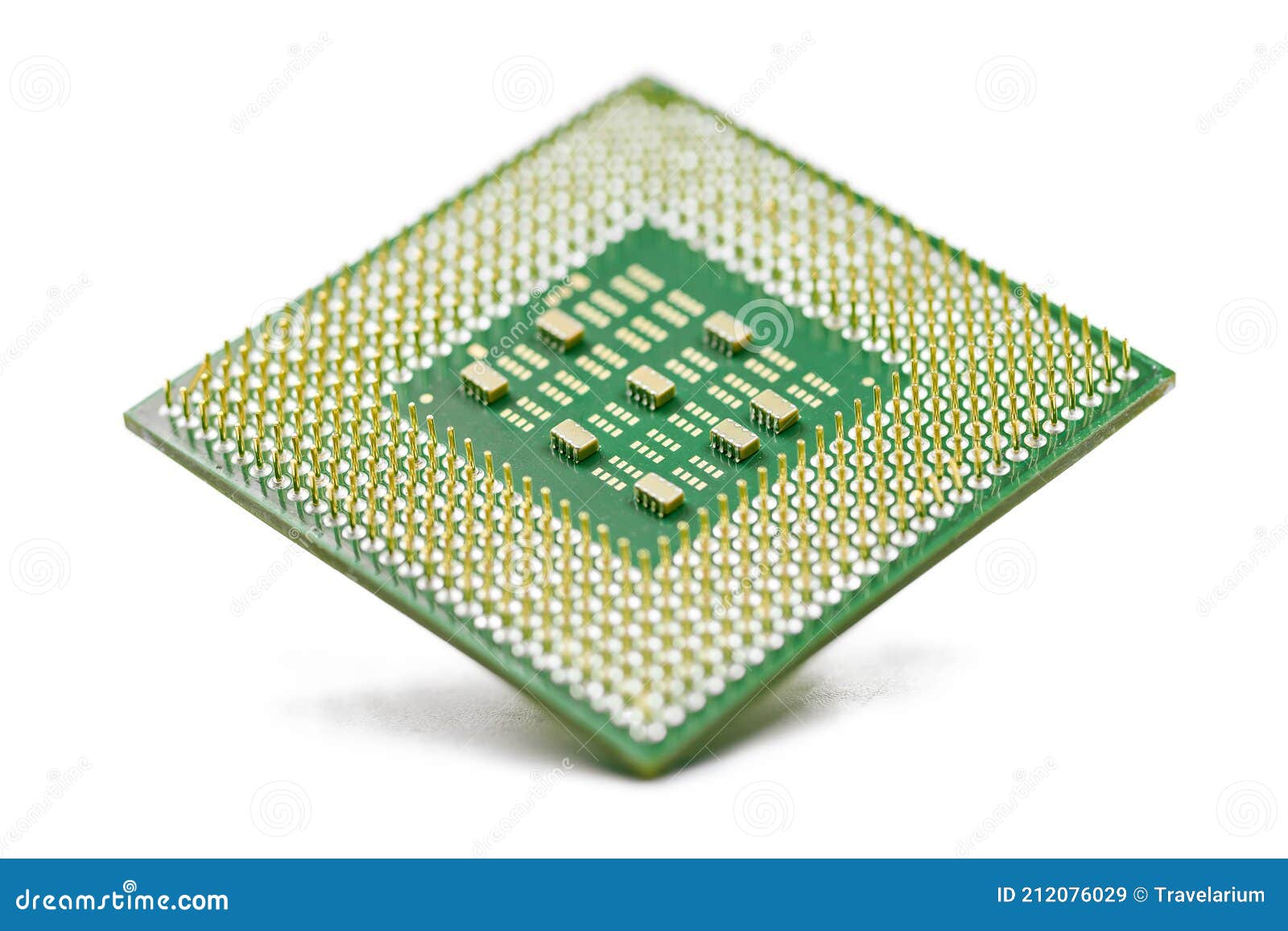 CPU, Central Processor Unit, Isolated Stock Image - Image of logic ...