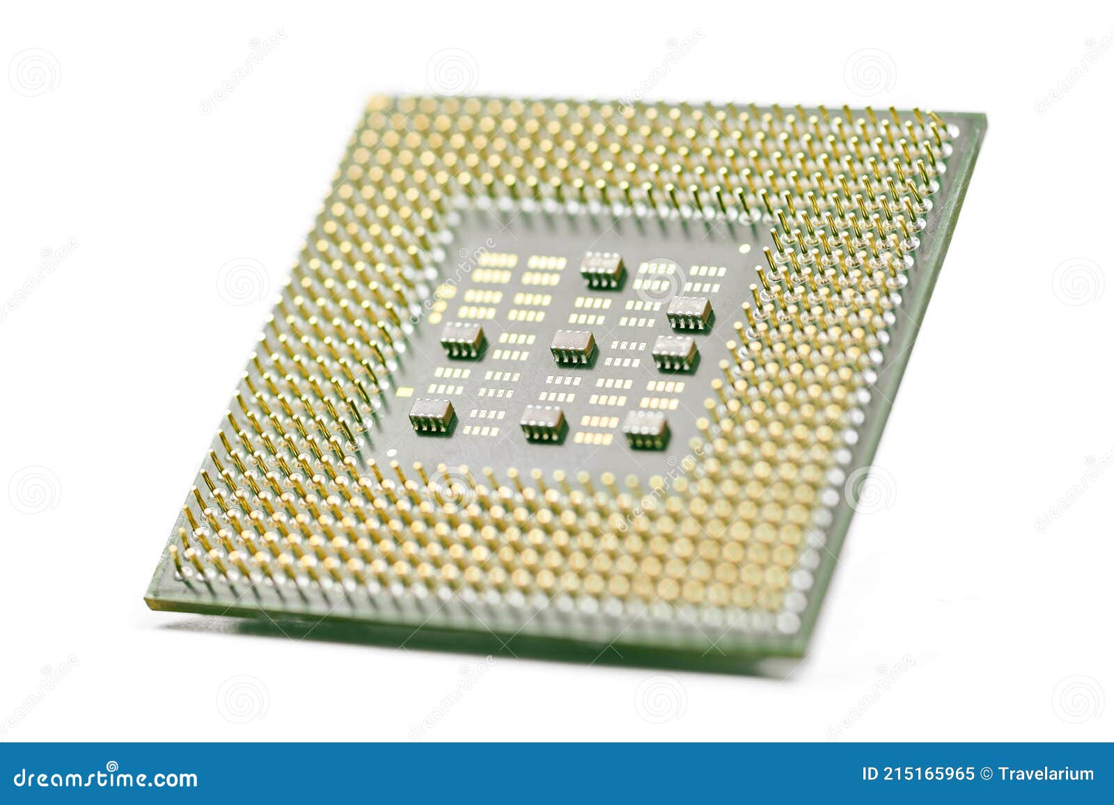 CPU, Central Processor Unit, Isolated Stock Image - Image of circuitry ...