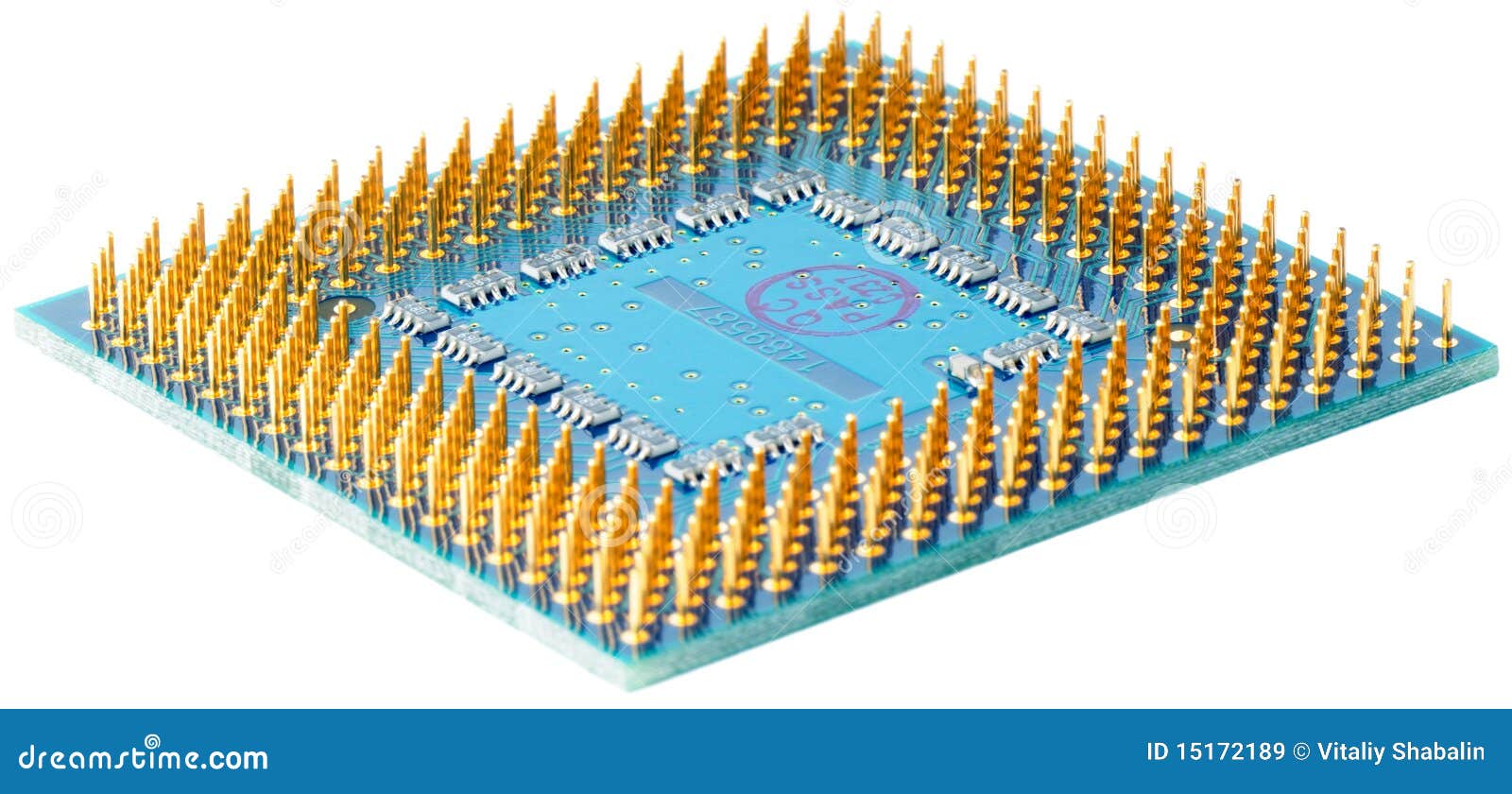 CPU chip stock image. Image of computer, white, central - 15172189