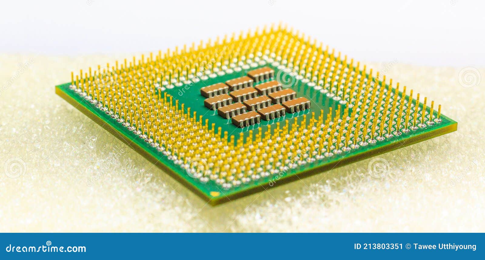 CPU chip closeup stock image. Image of macro, equipment - 213803351