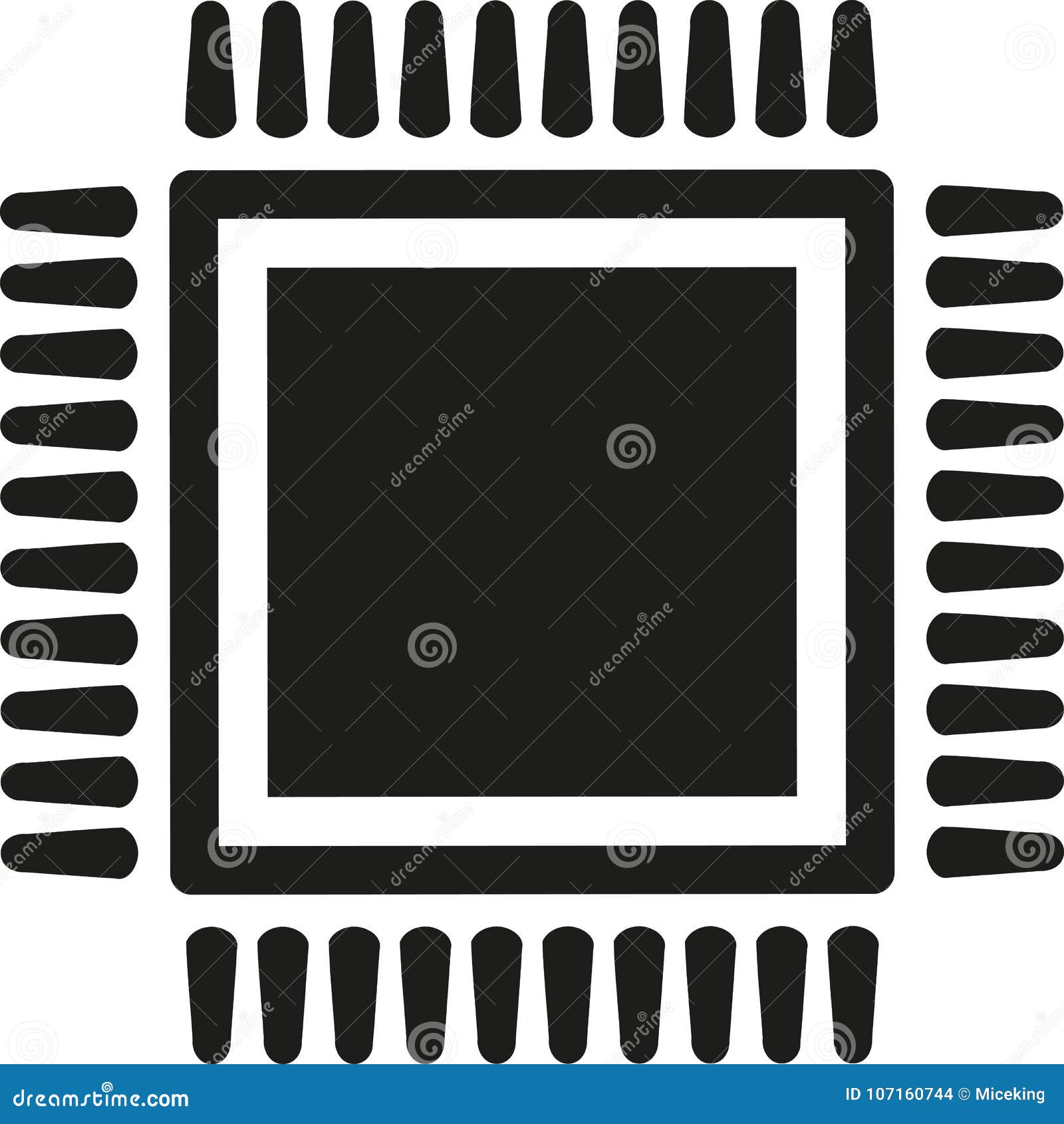 Chip Computer Cpu Hardware Processor Mobile App Button Android And