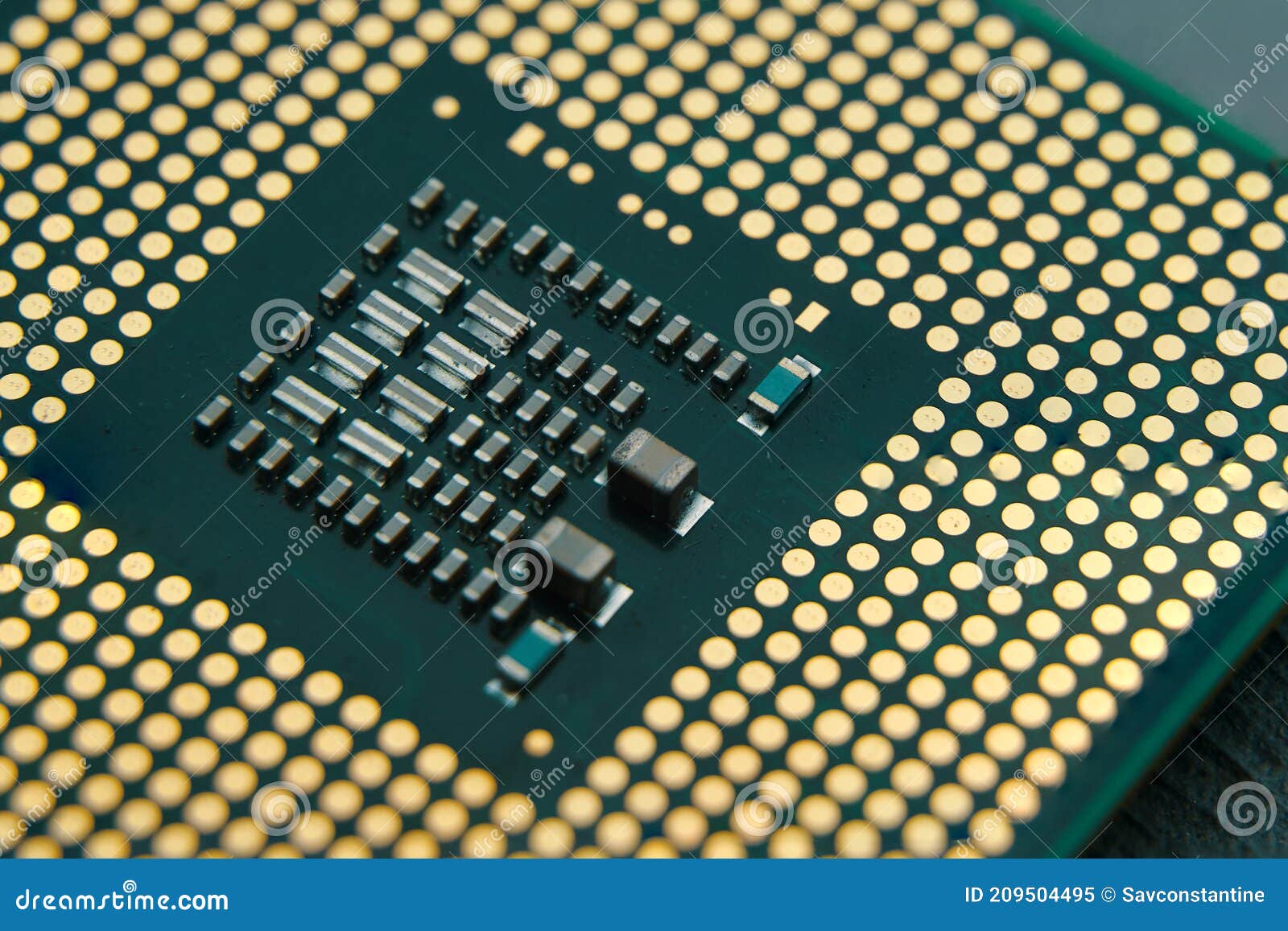 CPU Chip Computer Processor Stock Image - Image of upgrade, network ...