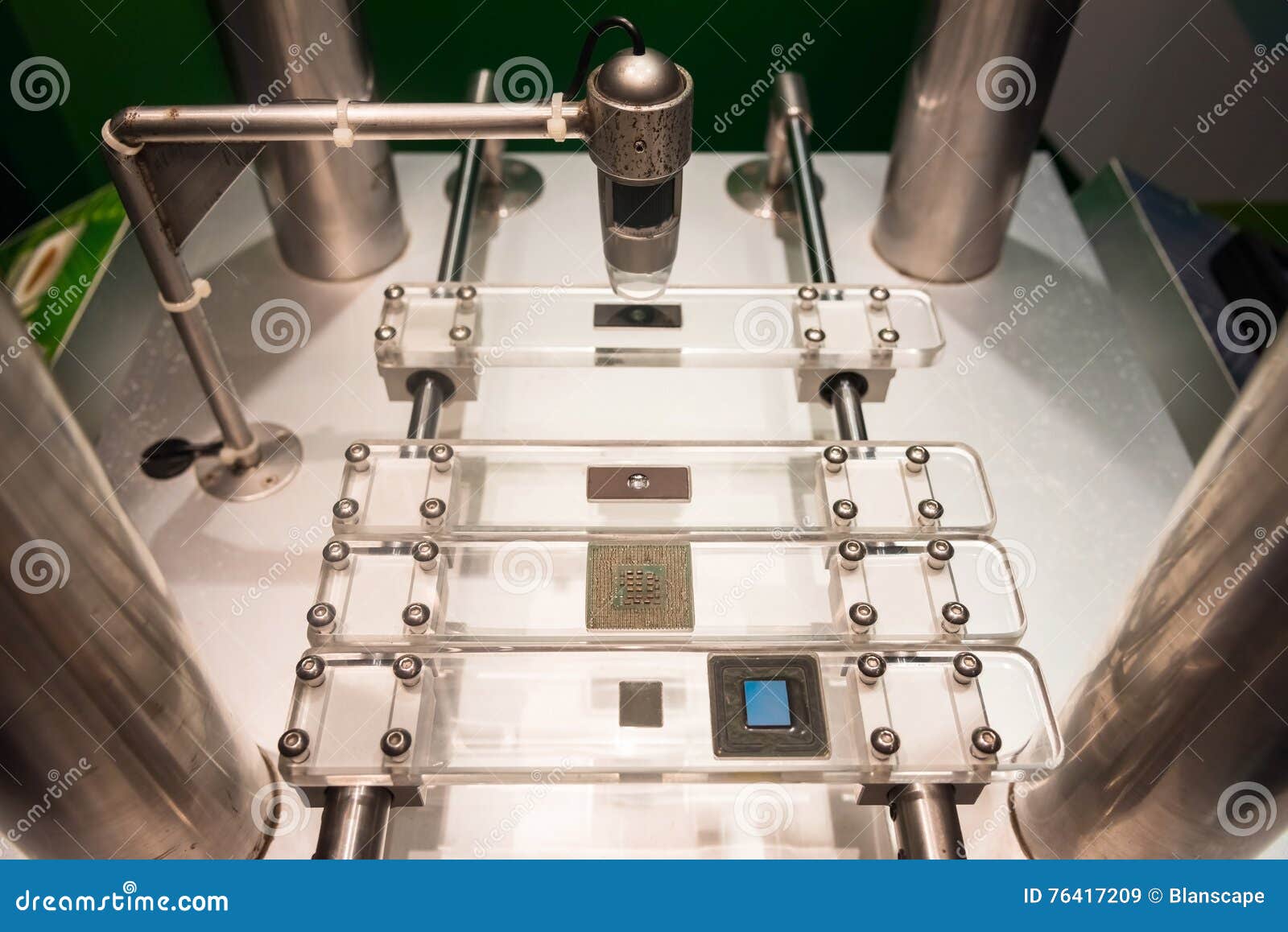 Chip Ic Control The Mainboard Capacitor Stock Photography ...